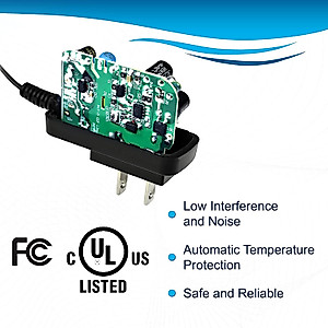HQRP AC Adapter Compatible with Philips Norelco 422203623771 S9531 S9531/84 S9311 S9311/27 S9311/84 S9531/27 S8950 S5675 S5590 S5550 Shaver Power Cord Charger Adaptor + Cleaning Brush