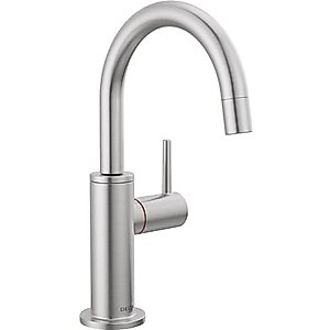 DELTA FAUCET Contemporary Round Instant Hot Water Dispenser, Arctic Stainless