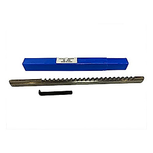 ICZW Keyway Broach Set HSS Keyway Cutting Tool for Lathe Metric Size Broaches with Bushings and Shims (22 pcs)