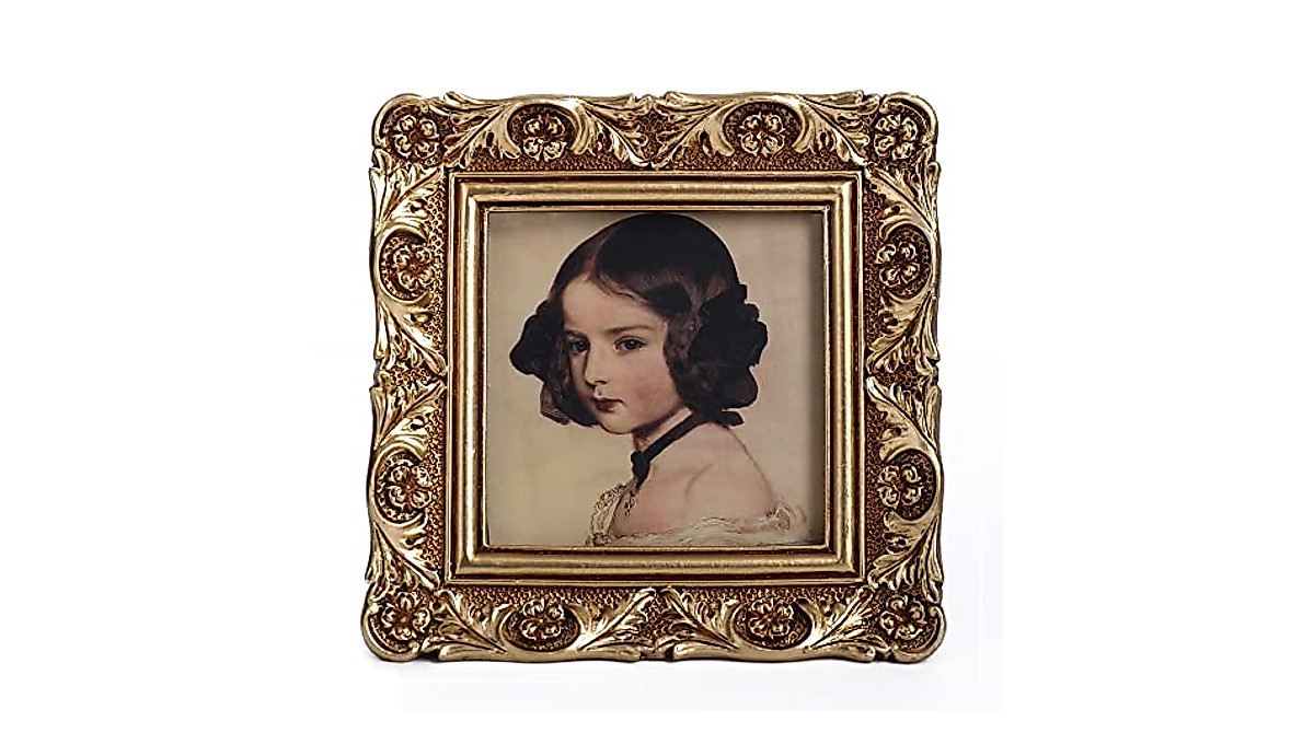 VINLIFE Vintage Picture Frames Set 3x3 Inch for Wallet Size Pictures ...