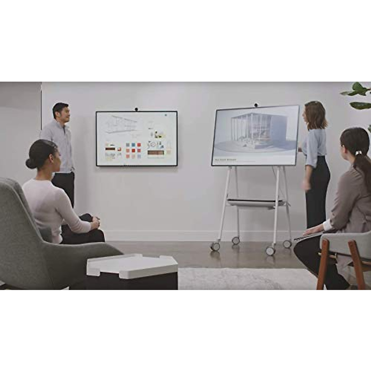 Microsoft Surface Hub 2 50" PixelSense Display + Mobile Stand, Intel Core i5, 8 GB RAM, 128 GB SSD (Hub)