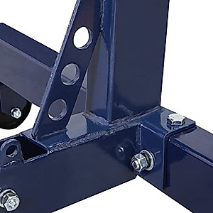 TCE AT26801U Torin Steel Rotating Engine Stand with 360 Degree Rotating Head and Folding Frame: 3/4 Ton (1,500 lb) Capacity, Blue