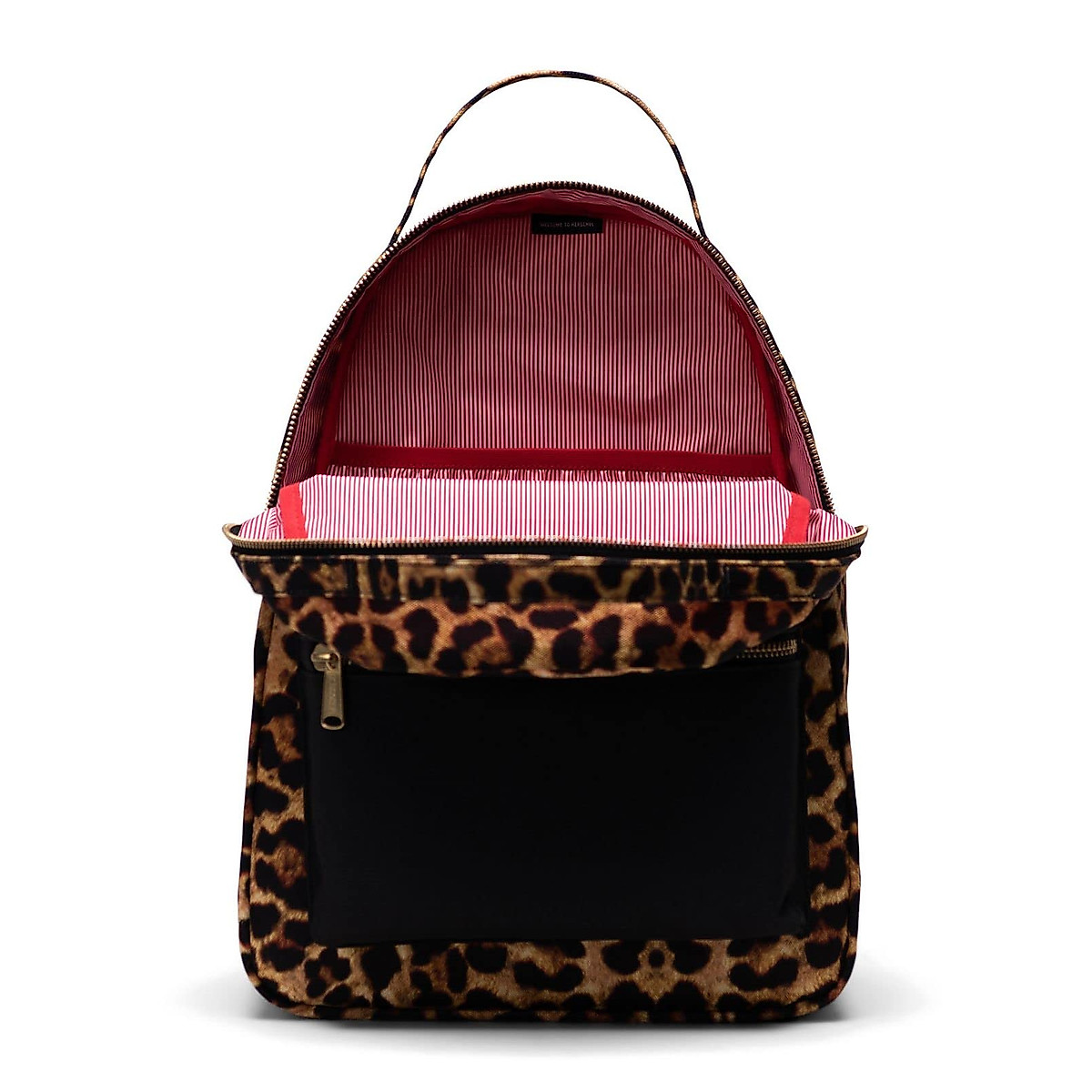 Herschel Supply Co. Nova Mid-Volume Leopard Black One Size