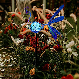 YJFWAL Peacock Solar Garden Lights Peacock Decor Garden Waterproof Peacock Solar Stake Lights Solar Pathway Lights for Patio, Halloween Decor, Lawn Decor