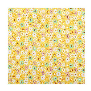 HURRISE Quilting Fabric, Precut Fabric Soft Fabric Sewing Assorted Fabric Squares for Crafting Home Decoration Quilting Sewing(25 * 25, 12)