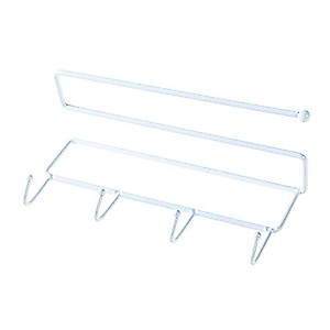 Modernnimalist Shelf,Kitchenware Storage Rack, Tableware Rack, Non-Stick Drill, Towel Rack, Storage Rack, Hanger Hook, Kitchen and Bathroom Accessories/White