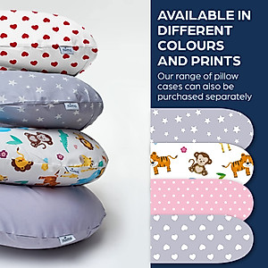 Niimo Nursing Pillow - 100% Cotton Breastfeeding Pillow Cover, Ergonomic Nursing Pillows for Breastfeeding, Machine-Washable Baby Pillow, Breastfeeding Pillows & Breastfeeding Essentials