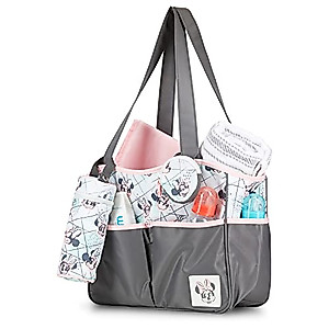 Disney Baby Girl Multi Piece Tote, Minnie-Watercolor