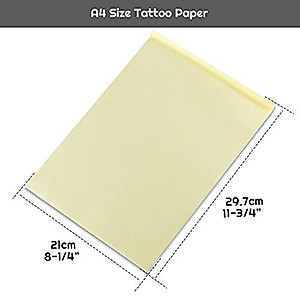 Tattoo Transfer Paper, Cridoz 100 Sheets Tattoo Stencil Transfer Paper for Tattooing
