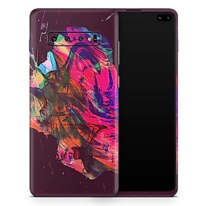 DesignSkinz Liquid Abstract Paint Remix V52 Protective Vinyl Decal Wrap Skin Cover Compatible with The Samsung Galaxy S20 (Screen Trim & Back Glass Skin)