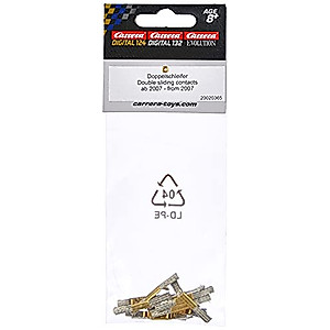 Carrera 20365 10 Pack of Double Sliding Contact Brushes for Evolution/Digital 124/Digital 132 Slot Cars