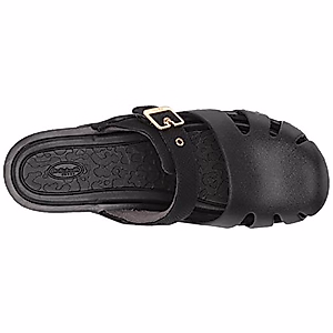 Dr. Scholl's Shoes Women's Dance On Clog, Black Snake, 8