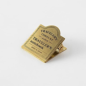Traveler's Notebook Brass Clip TRC Logo Pattern 43089006
