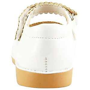 The Doll Maker Girl's Mary Jane - FBA173041B-13 White