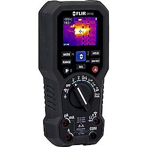 FLIR DM166 Digital Multi-Meter With Built-In Thermal Camera for Electrical Inspection, Automation, Electronics and HVAC