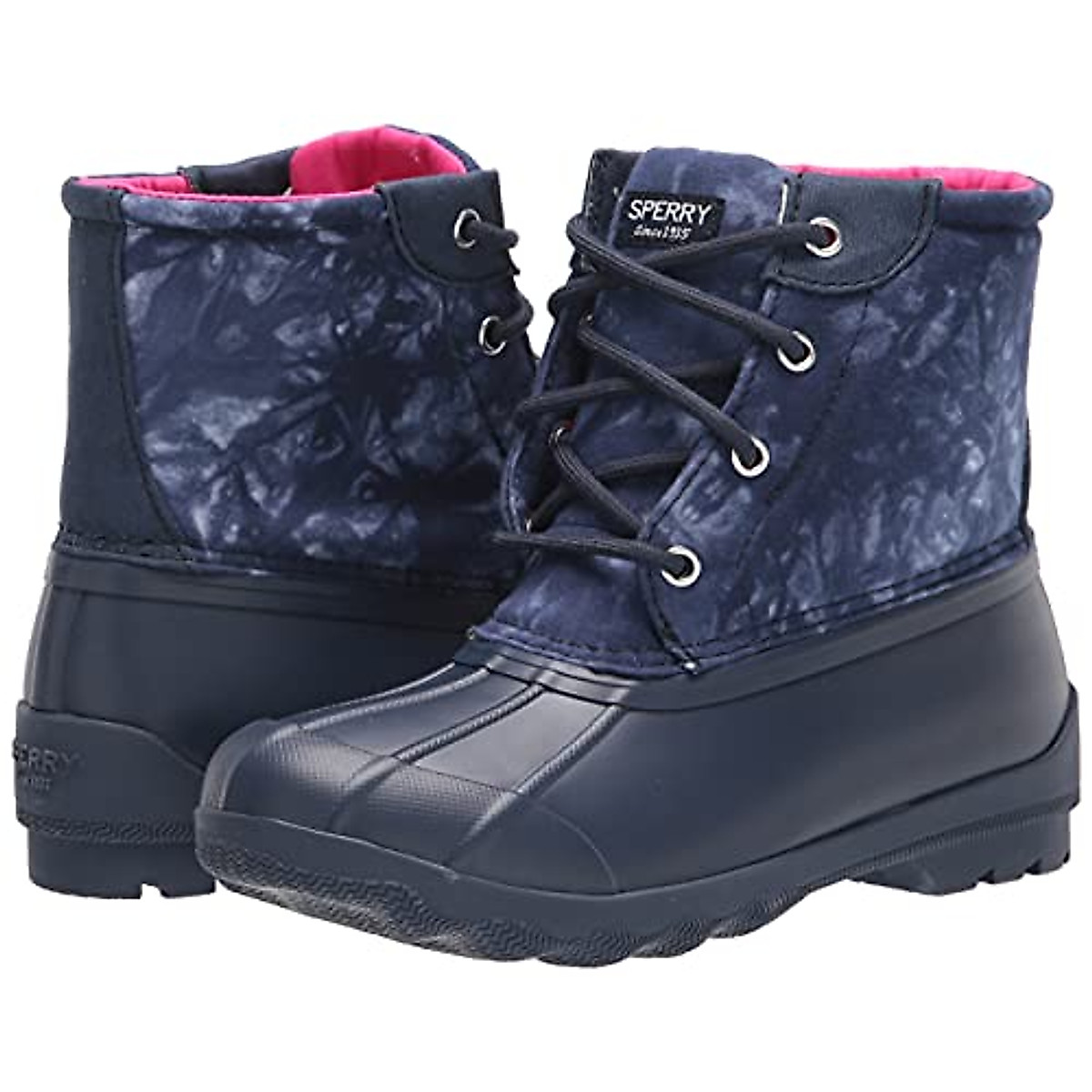 Sperry Port Boot, Navy, 13 US Unisex Big Kid