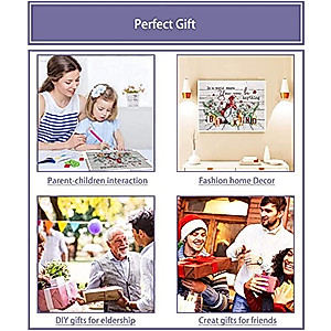 eniref 5D Diamond Painting Kits for Adults Paint with Diamonds Full Round Drill 5D Diamond Dots Craft Diamond Art Kits - for Home Wall Decor and Adults Kids DIY Gift(Gnome 16 X 12 inch)