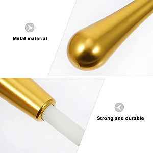 Jiayouy 15 Inch Music Baton Orchestra Baton Alloy Handle Music Conducting Baton Pack of 2 Gold