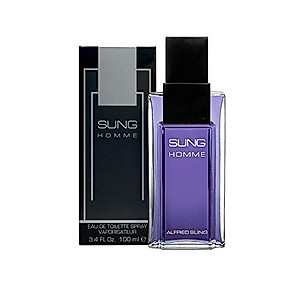 Alfred Sung Men's Cologne, Homme Eau De Toilette EDT Spray, 3.4 Fl Oz