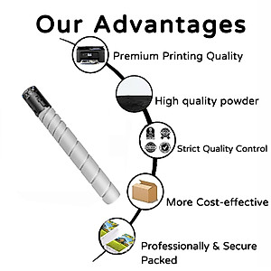 RIOMAN TN516 Toner Cartridge Compatible Replacement for Konica Minolta TN516 to Use with Bizhub 458E 558E 658E Toner Printer 2Black