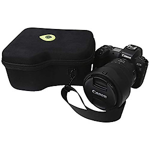 GoScope EOS GO CASE hard case compatible with CANON EOS models (EOS RP , EOS Ra , EOS R5, EOS R6, EOS R6 Mark II) - Fits Camera Body w/Lens Sizes 24mm-105mm WATER RESISTANT HARD CASE - FITS CAMERA & LENS