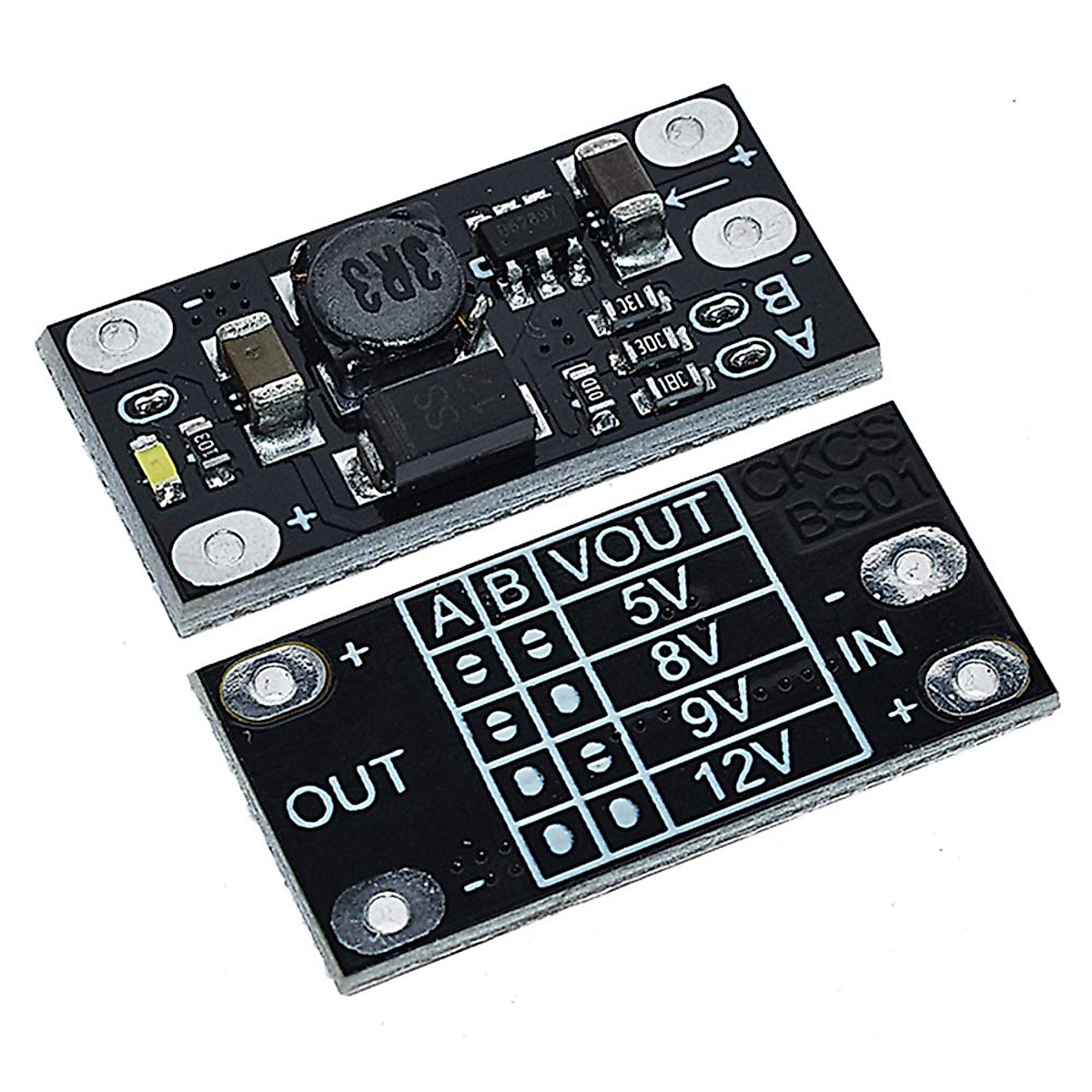 ANMBEST 10PCS Mini Boost Module 3.7V to 5V 8V 9V 12V Step Up Board with LED Indicator for Electronic DIY