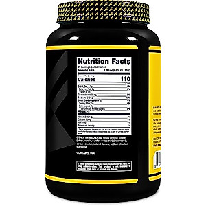 Primaforce Whey Protein Isolate Powder (Chocolate, 2 lbs) - Non-GMO, Gluten Free