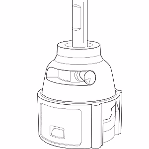 Moen Commercial M-Bition Chrome Two-Handle Centerset Bathroom Faucet 1.5 GPM, Single Mount Lavatory Sink Faucet, 8800