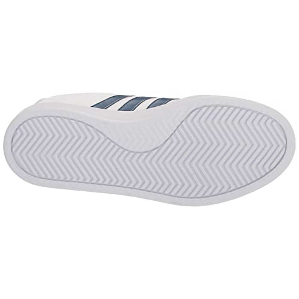 adidas Women's Grand Court 2.0 Tennis Shoe, White/Wonder Steel/Magic Mauve, 7.5