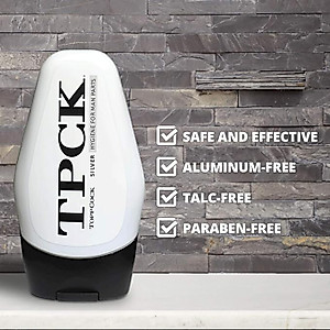 TPCK ToppCock Silver Leave-On Hygiene Gel for Man Parts, 90ml Odor Neutralizer, Male Care Moisturizing Body Hygiene