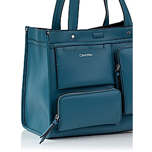 Calvin Klein Ember Organizational Tote, Aegean Blue,One Size