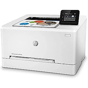HP Color Laserjet Pro M255dw Single-Function Wireless Laser Printer, White - Print only - 2.7" Color Touchscreen, 22 ppm, 600 x 600 dpi, 8.5 x 14, Auto Duplex Printing, Ethernet