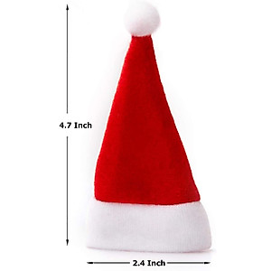 Christmas Santa Hats Silverware Holders, Tableware Holders , Santa Hats Dinner Silverware Holders, Santa Claus Flatware Holder, Xmas Dinner Table Flatware Dinnerware Decorations Party Supplies