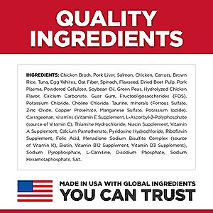 Hill's Science Diet Adult Sensitive Stomach & Skin Wet Cat Food Pouches, Salmon & Tuna, 2.8 oz., 24-Pack