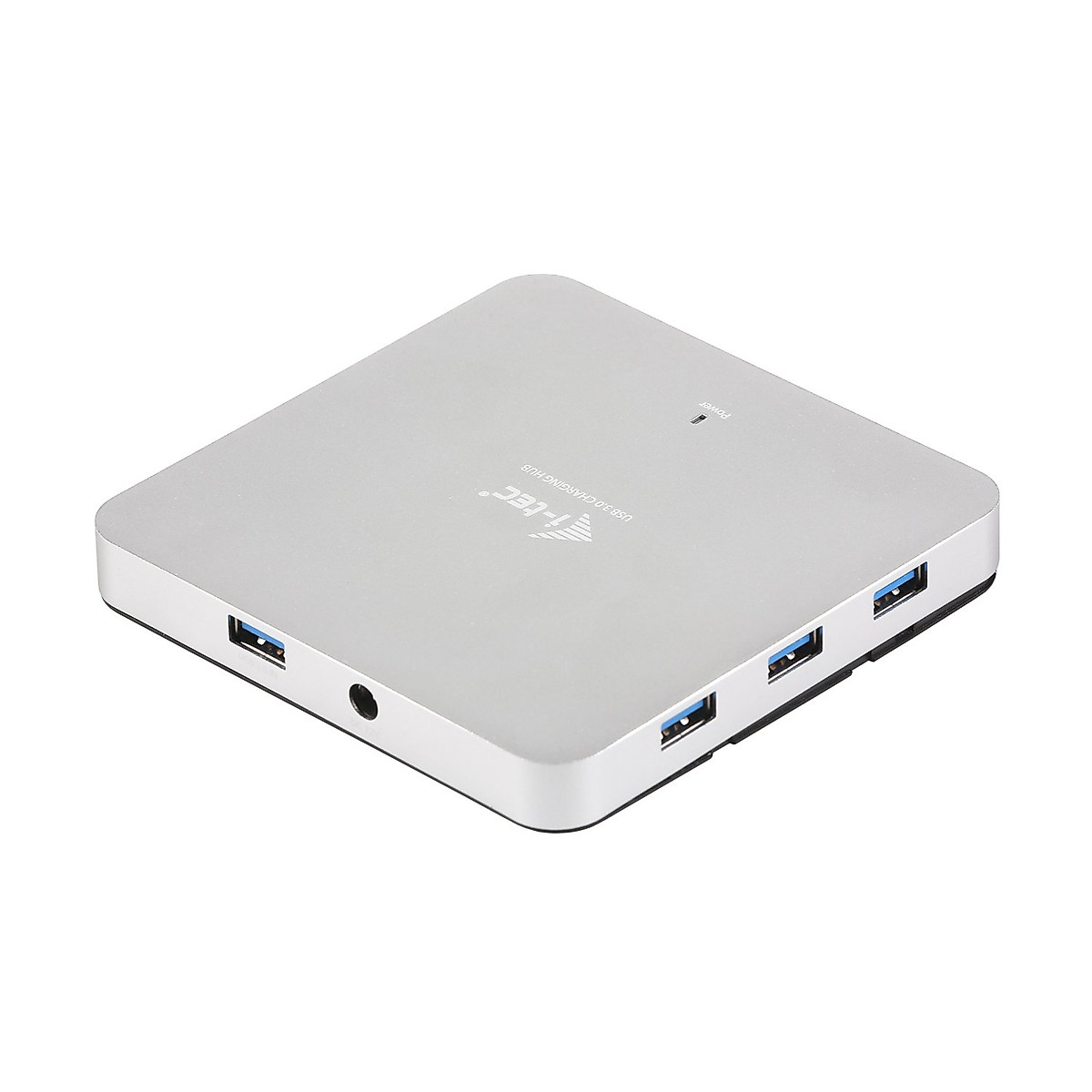 i-tec USB 3.0 10-Port Metal Charging Hub with Power Adapter 10x USB 3.0 Ports for Windows MacOS Linux Android