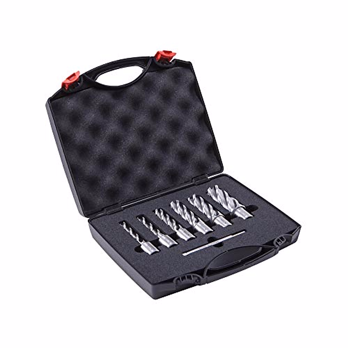 ACTOOL 6 PC 1/2" to 1-1/16" HSS ANNULAR Cutter Set 2" Cutting Depth with 3/4'' Weldon Shank