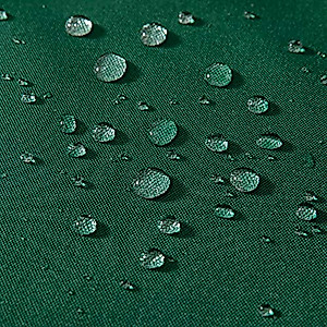 MIULEE Pack of 4 Decorative Outdoor Pillow Covers Square Cushion Cases PU Coating Waterproof Throw Pillowcase Shell for Living Room Couch Sofa Garden Tent Park 18x18 Inch Army Green