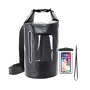 Faraday Bags Waterproof Shield Bag 15L, Faraday Cage With Phone Pouch, RFID Signal Blocking Dry Bag, EMP Protector, Faraday Bag for Electronics From Water, Spying, Hacking