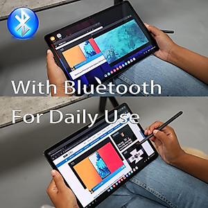 Galaxy Tab S7 Pen Replacement with Bluetooth S Pen Stylus Pen for Samsung Galaxy Tab S7, Tab S7 Plus, Tab S7 Ultra SM-T870, SM-T875, SM-T876B S Pen Stylus, Tab S7 Pen Stylus(Mystic Black)