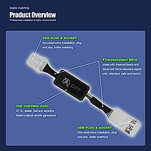 Auto Start Stop Engine System Canceler/Eliminator Device Cable Automatic A Off Delete/Disable/Cancel Start Stop Function Compatible with Honda Accord Sedan 10th Gen 2018-2022