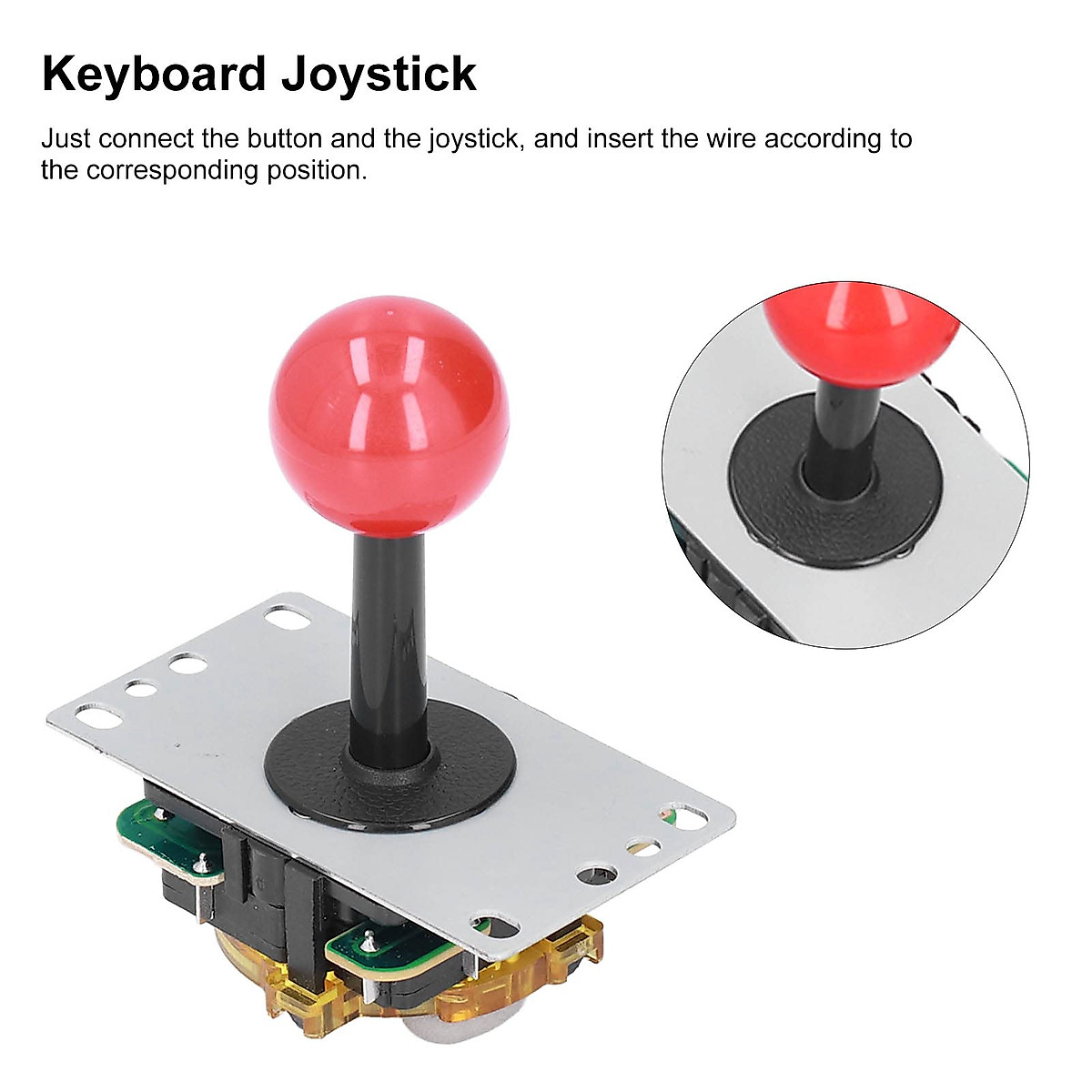 Arcade Stick, Remote Controller Fight Sticks Metal for Game Consoles
