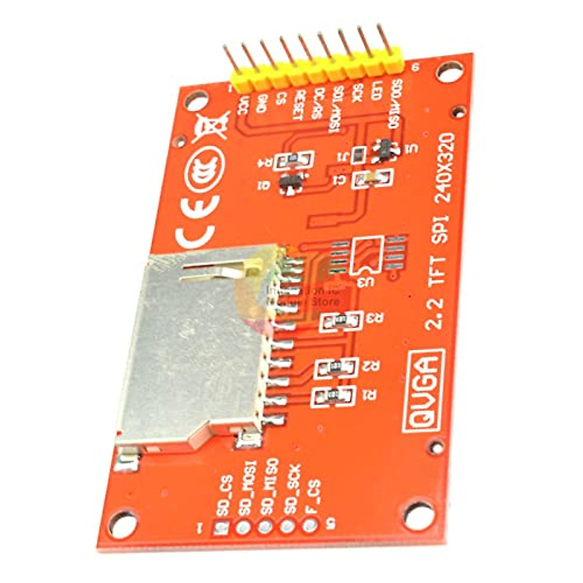 2.2 Inch TFT SPI LCD Display Module 240x320 ILI9341 with SD Card Slot for Arduino Raspberry Pi 51/AVR/STM32/ARM/PIC