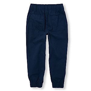 The Children's PlaceThe Children's Place Boys Stretch Pull On Jogger PantsStandardFlax/Tidal 2 Pack10
