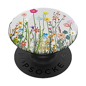 Flower Bouquet Floral Pattern PopSockets Swappable PopGrip