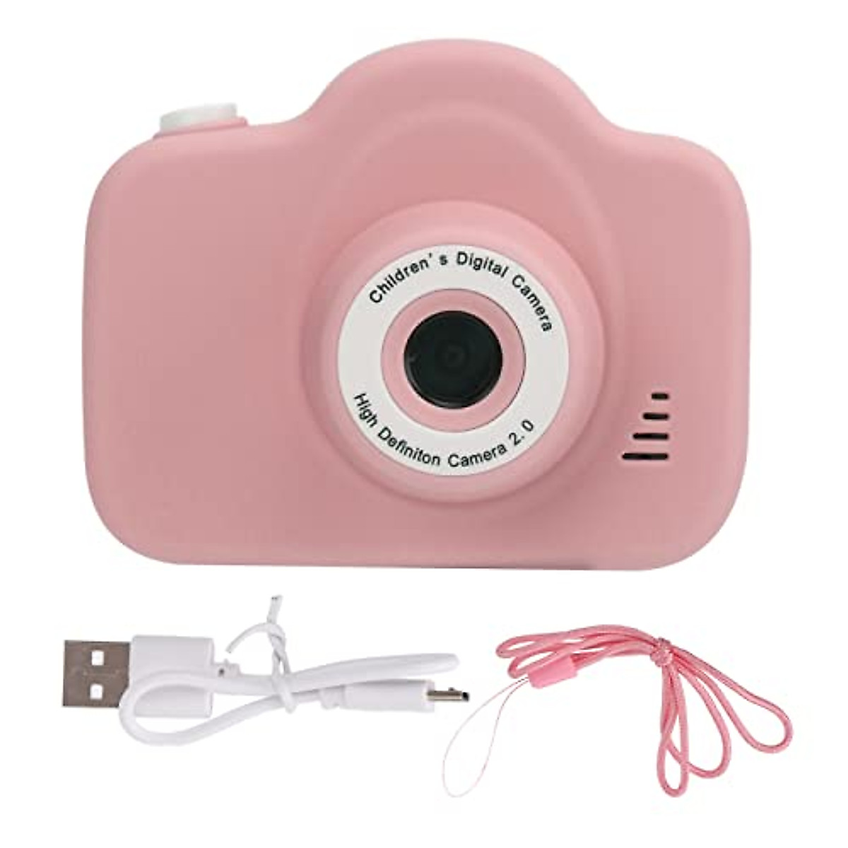Kids Camera for Boys Girls, Cartoon Child Camera Kids Toy Gift 1080P One Key Video Recording Kids Mini Camera Birthday Gifts for 3 4 5 6 7 8 9 Year Old Girl Boy (Pink)