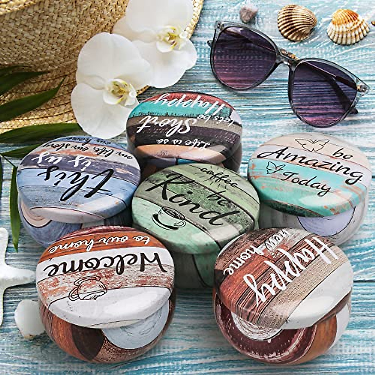 Candles Gifts Set, 6 Pack 2.5oz 20H Burning Scented Candles for Home, Aromatherapy Candle, Birthday Gifts for Women with Wooden Box, Soy Candle Gift Set for Thank You Gifts, Thanksgiving, Christmas