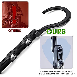 JDGOU Closet Organizers and Storage,Hangers Space Saving 10 Pack,Dorm Room Essentials Closet Organizer,Durable Plastic Space Saving Hangers