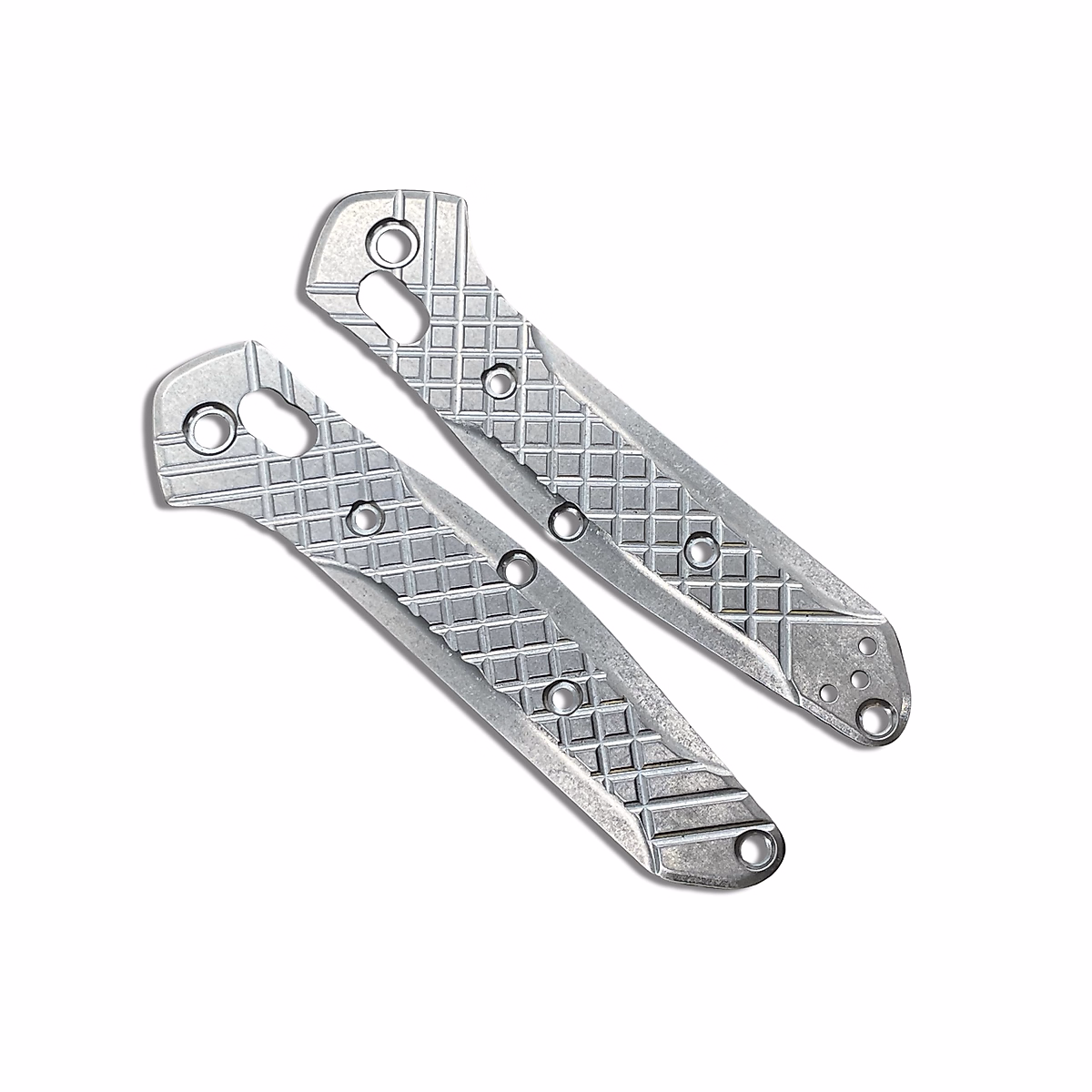 Tumbled FRAG Cnc milled Titanium Scales for Benchmade 940 Osborne