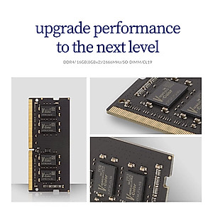 V-Color 16GB(2x8GB) 2666MHz DDR4 Compatible for iMac Retina 5K, 27-inch, 2019 and iMac Retina 5K, 27-inch, 2020 Non-ECC SODIMM Laptop Memory Ram Upgrade PC4-21300 CL19 260-PIN 1.2V (TN48G26S819K-VC)