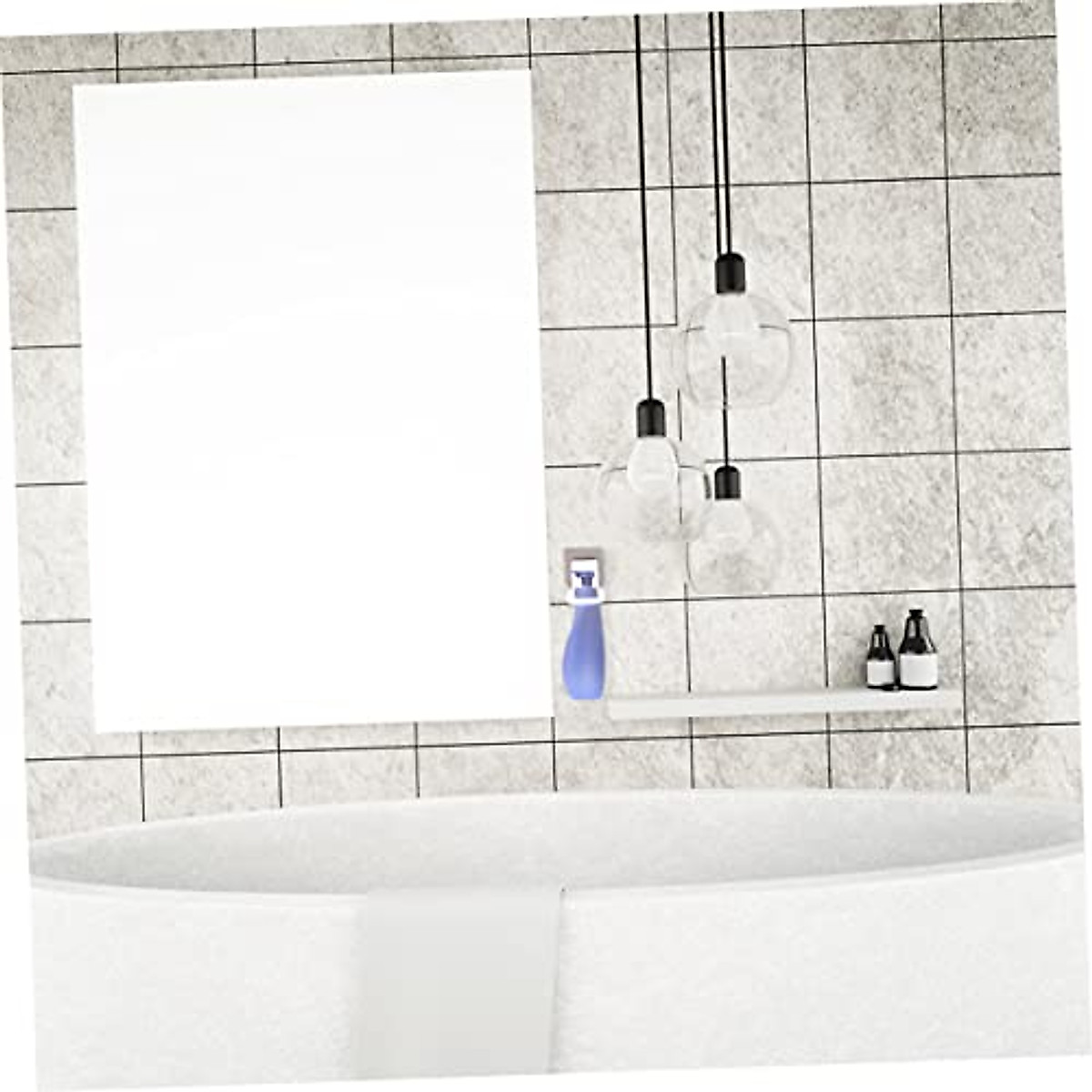 Zerodeko 6 Pcs Shower Gel Holder Body Wash Container Trace-free Storage Holders Novel Shampoo Bottle Hangers Bracket Pp No Trace